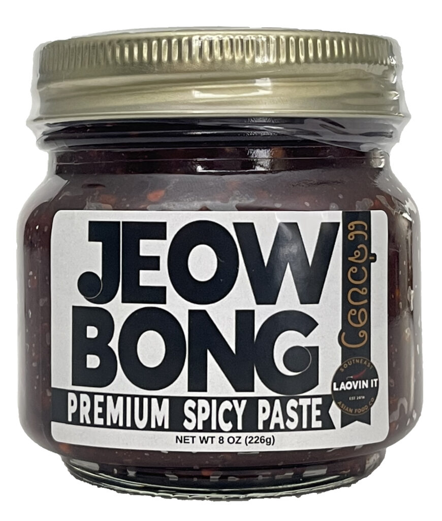 PREMIUM JEOW BONG SPICY PASTE Premium Lao condiment- Laovin It